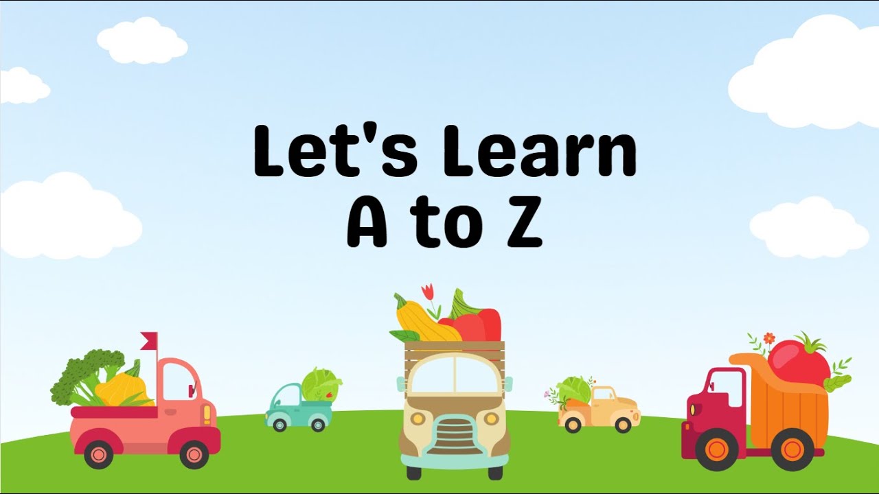 A to Z Alphabet Learning for Kids | ABC Spelling with Colorful ...