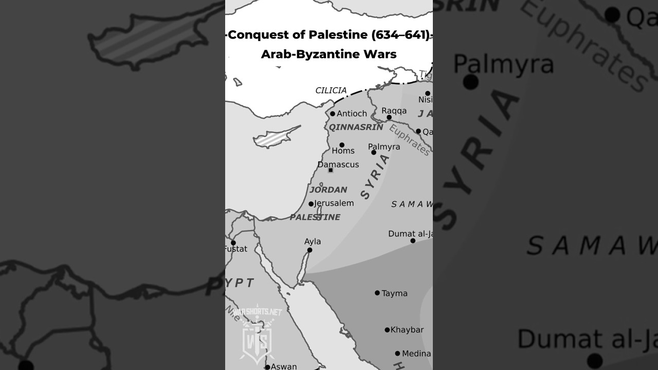 Conquest of Palestine (634–641) 🔥 Arab Byzantine Wars 🔥 - YouTube