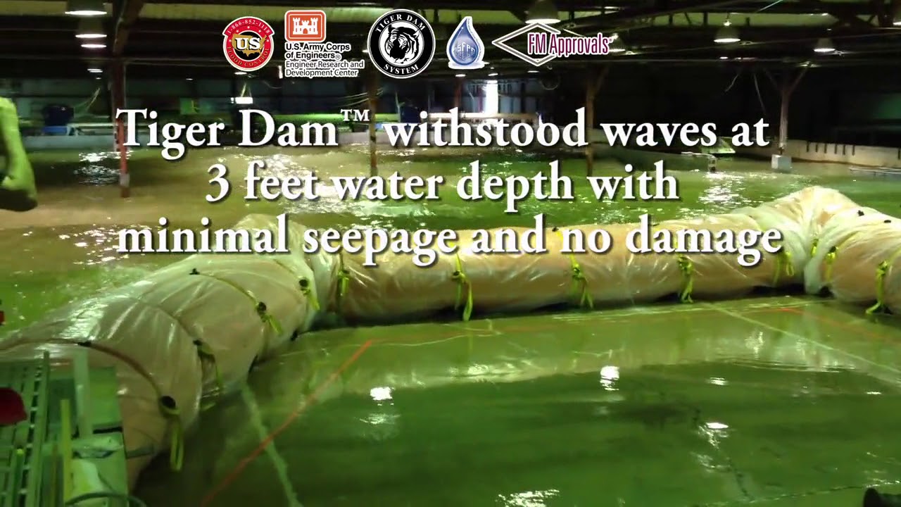 Tiger Dams™ FM Approvals Test - YouTube