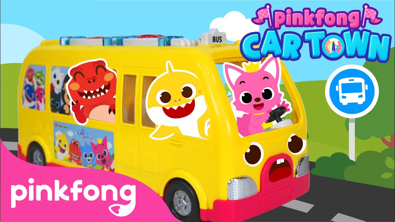 Scaredy Cat Yellow Bus | Wheels on the Bus | Car Songs | Pinkfong Baby ...