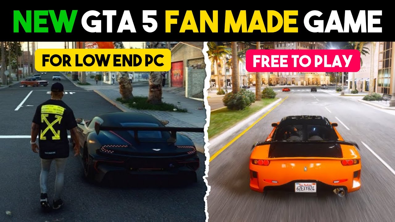 New GTA 5 Fan Made Game 😍 For Low End PC🔥 - YouTube