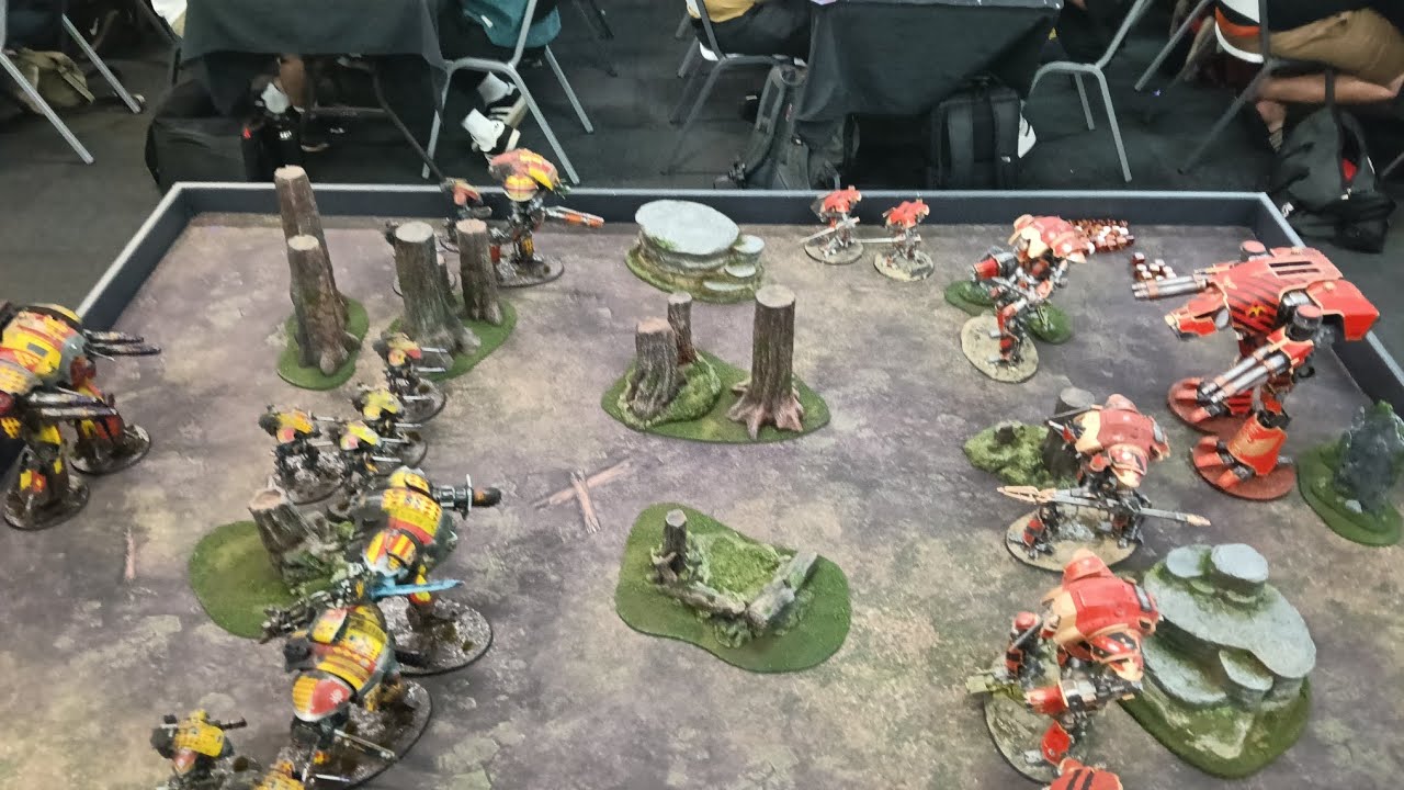 Horus Heresy, Armies from scratch pt 2. Knight fight! Bananas, and ...
