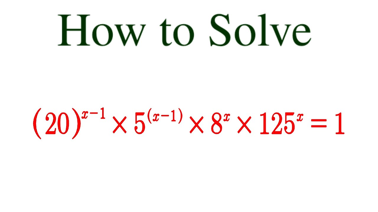 Simplify the Nice Multiplication Exponential Math? - YouTube