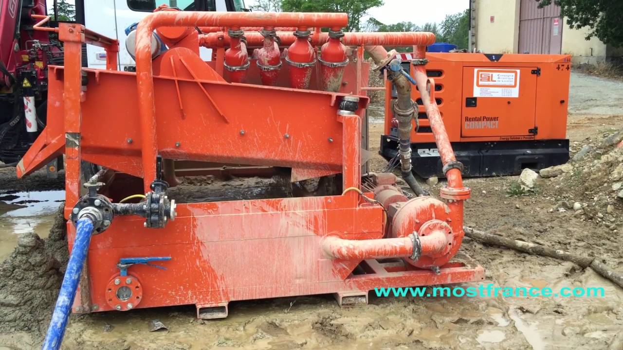 Recyclage boues de forage - YouTube