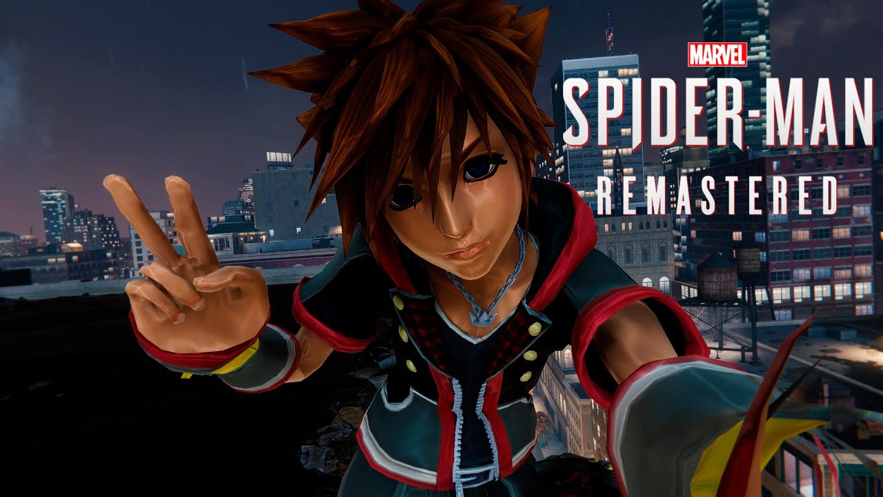 Marvel's Spider Man PC - KH3 Sora Mod - YouTube