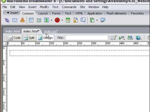 Build Your Own CSS Website Connect Divs To CSS Lesson 2 - YouTube