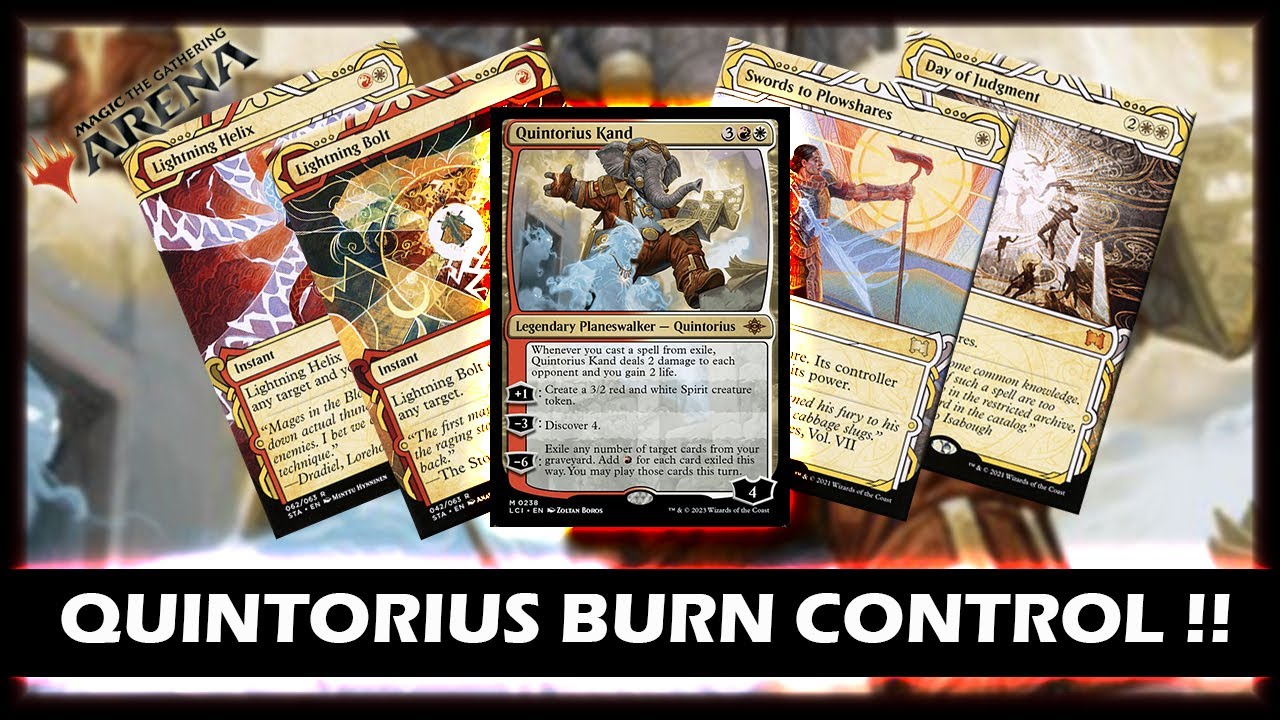 QUINTORIUS KAND | ☀️🔥| MTG Arena Historic Brawl - YouTube