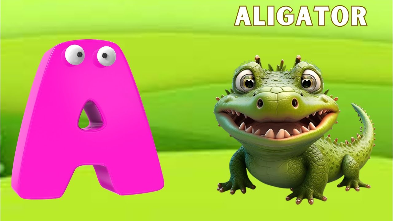 Animals Alphabet Song | Phonics for Kids | Learn ABC | Alphabet Letters ...