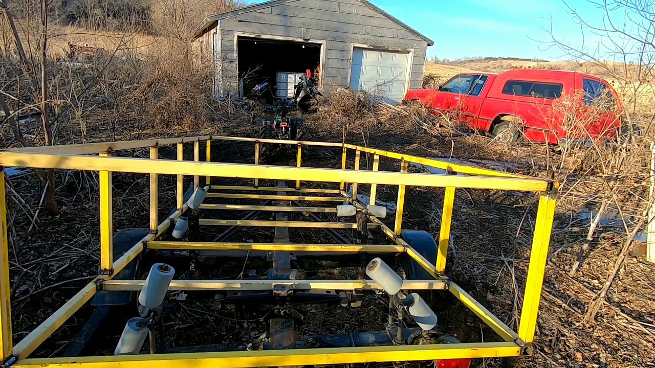 Dump Trailer Build (part 2) for BCS Walk Behind Tractor - YouTube