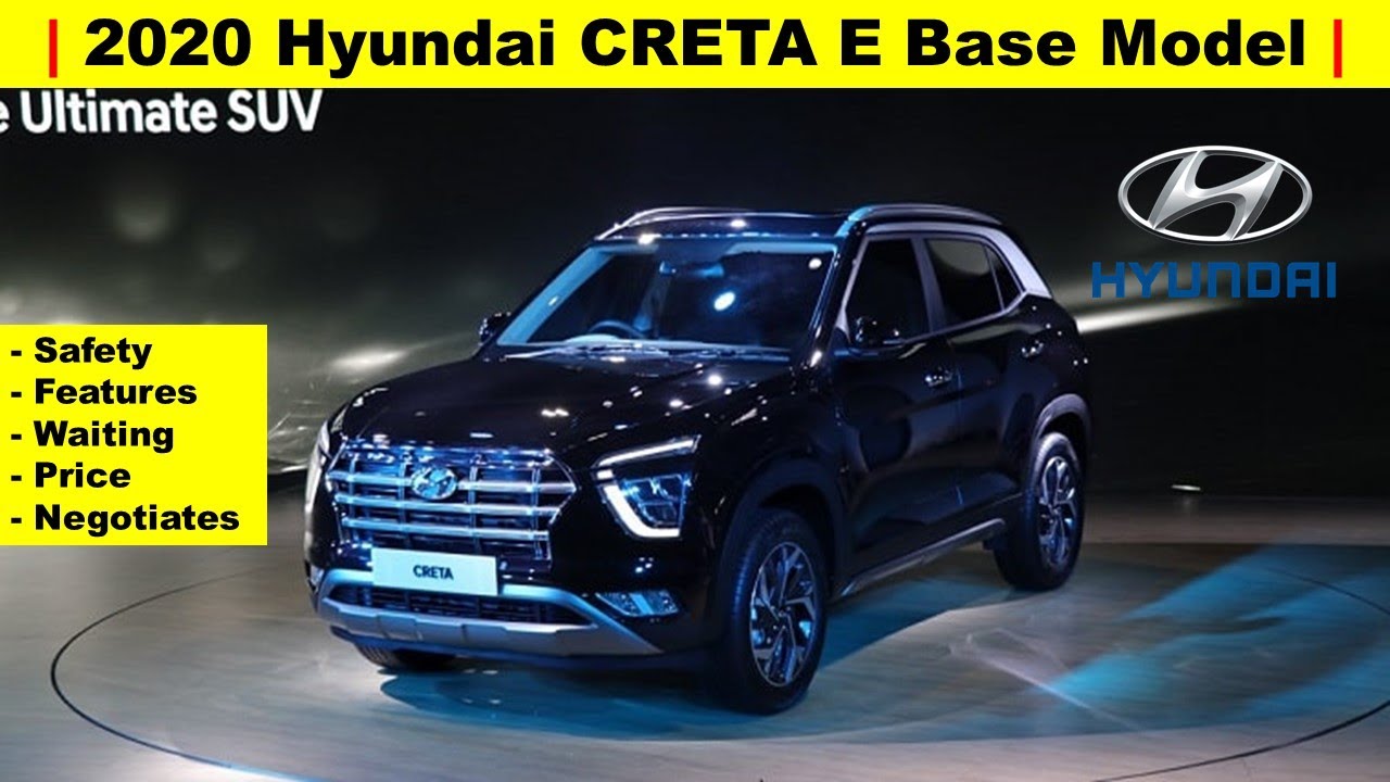 2020 Hyundai Creta E Base Model | Hyundai Creta Base Model All Details ...