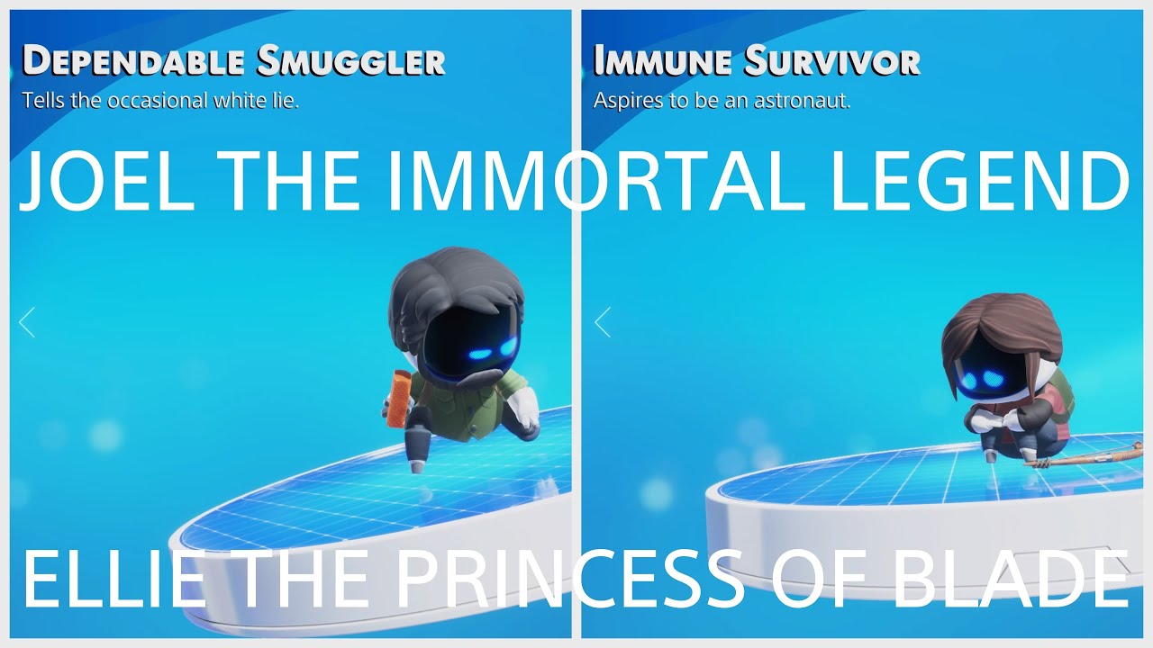 ASTRO BOT: THE LAST OF US' JOEL THE IMMORTAL LEGEND MILLER & ELLIE THE ...