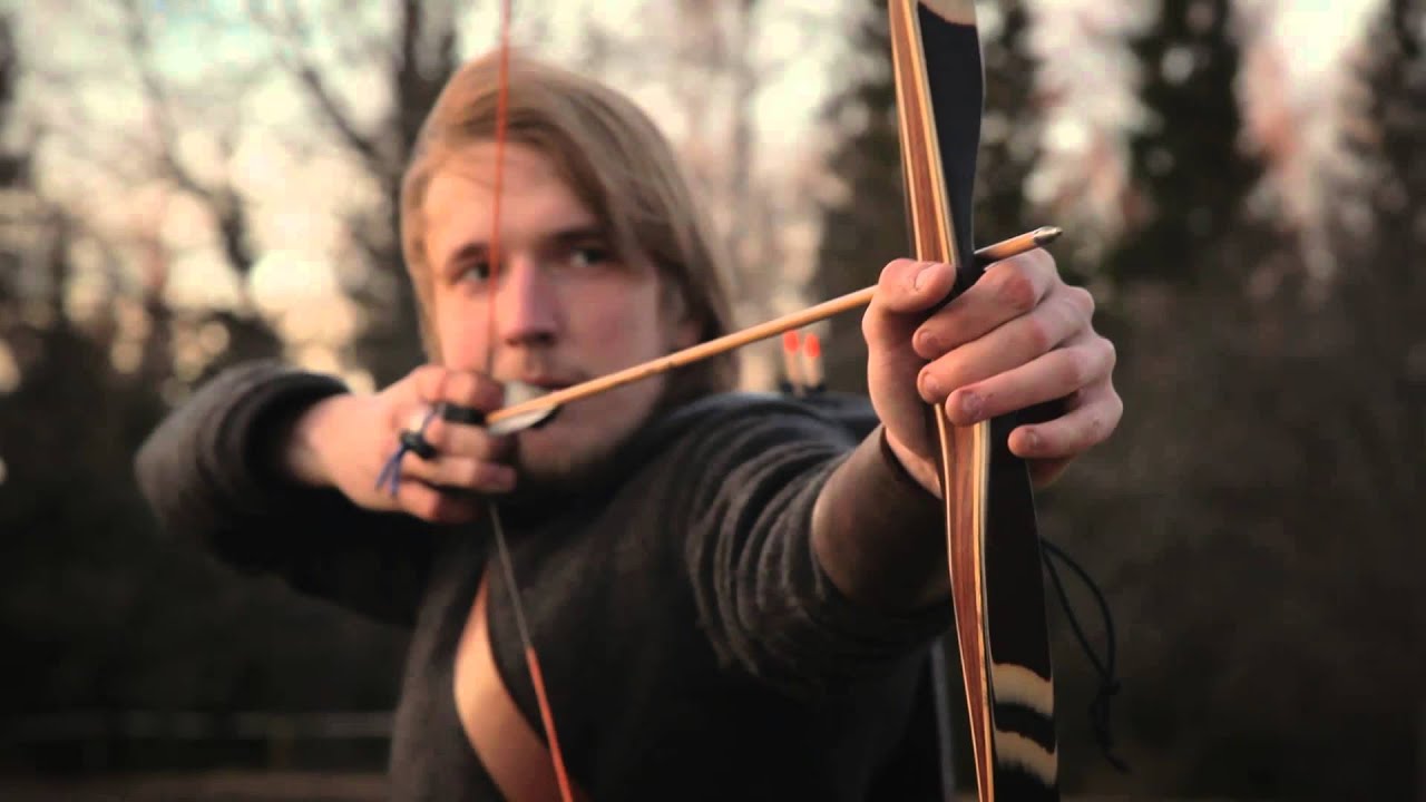 Shooting with Longbow "Livonia". By Northmen & Bowyer Mr.A.Vilister ...