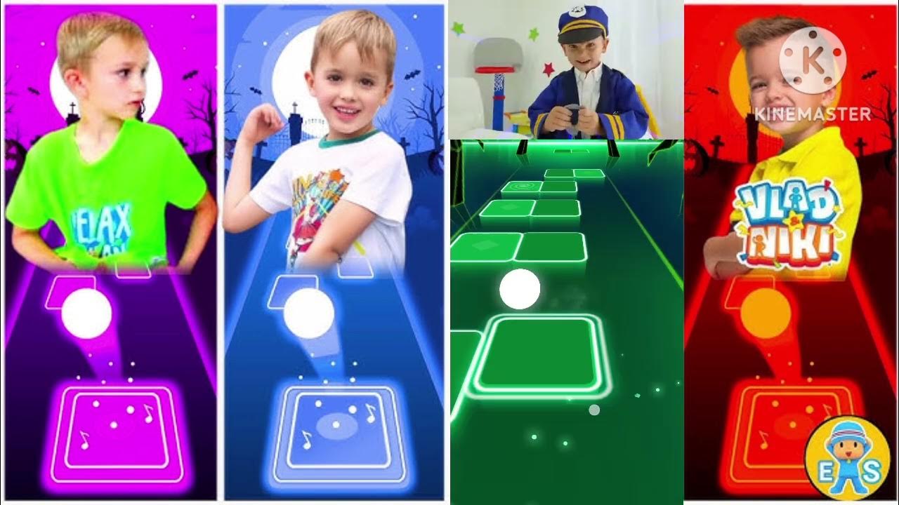 Vlad & Niki 🎶 Tiles Hop EDM Rush - YouTube