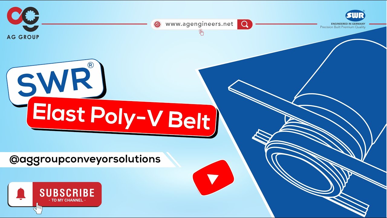 SWR Elast Poly V Belt | Elast Belt | Power Transmission Elastic Belt ...