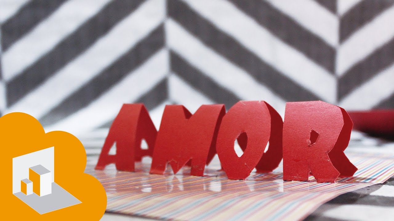 tarjeta Pop Up personalizable paso a paso - YouTube