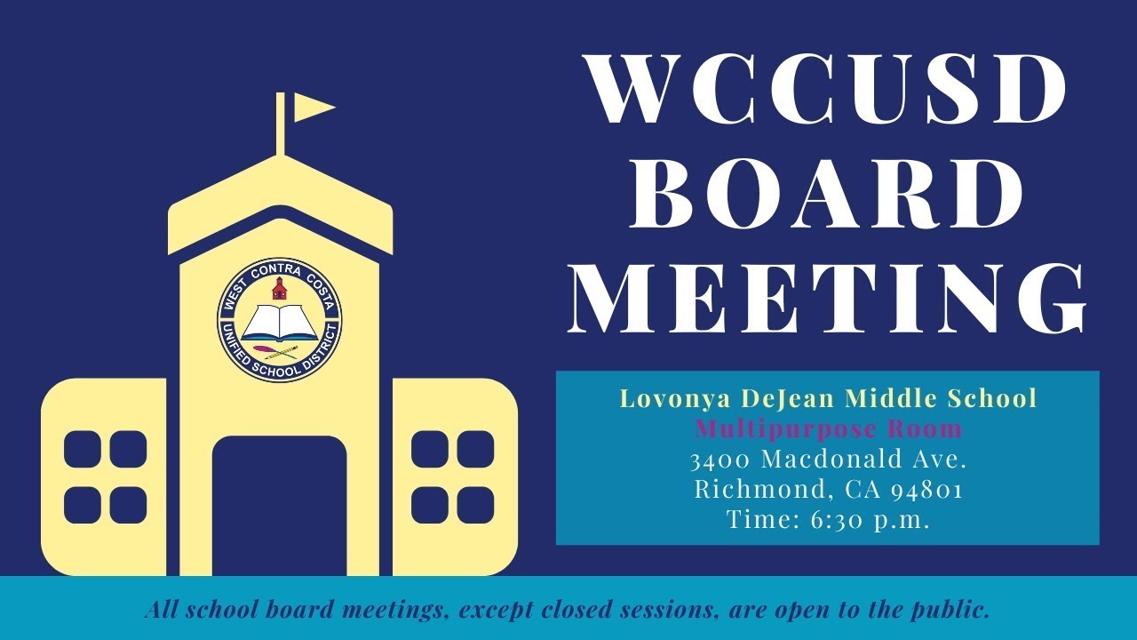 WCCUSD Board of Education Meeting March 1, 2023 - YouTube