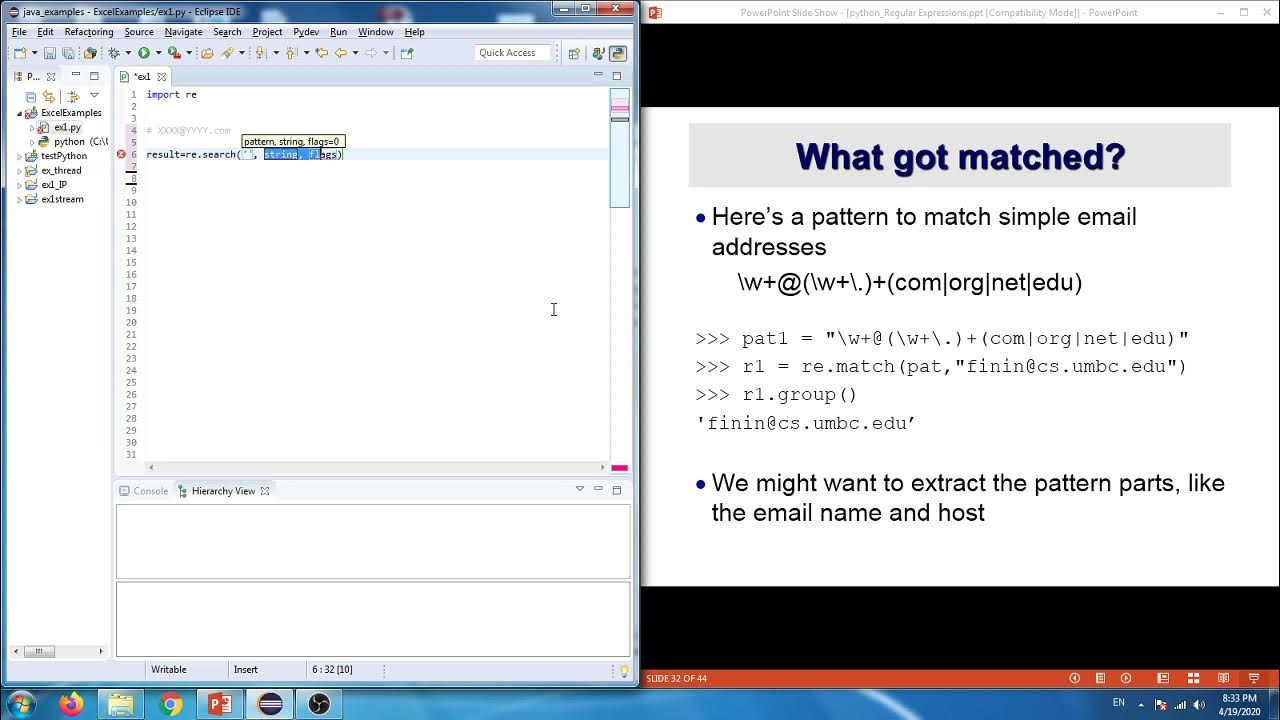 CpE211 Regular Expressions in Python Part4 - YouTube