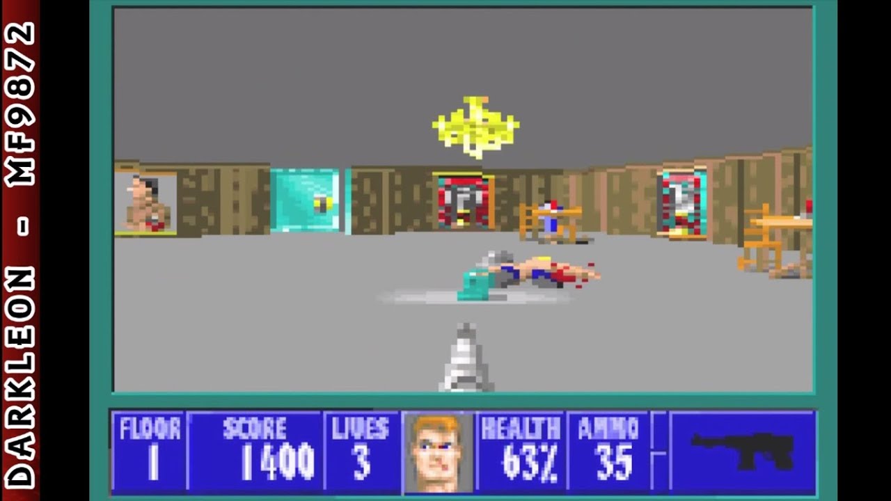 Game Boy Advance - Wolfenstein 3D © 2002 Bam Entertainment - Gameplay ...
