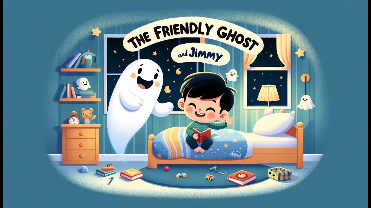 The Friendly Ghost and Jimmy #childrensbooks #childrensongs #ai - YouTube