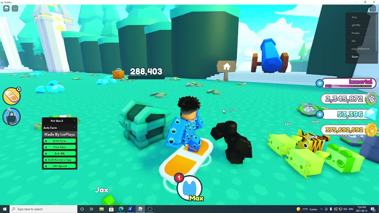 [NEW] ROBLOX | Pet Simulator X Script Hack GUI | Auto Farm | Auto Egg ...