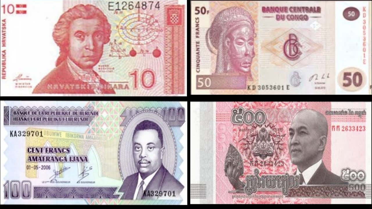 World Banknotes Collection || Foreign Money Collection || International ...