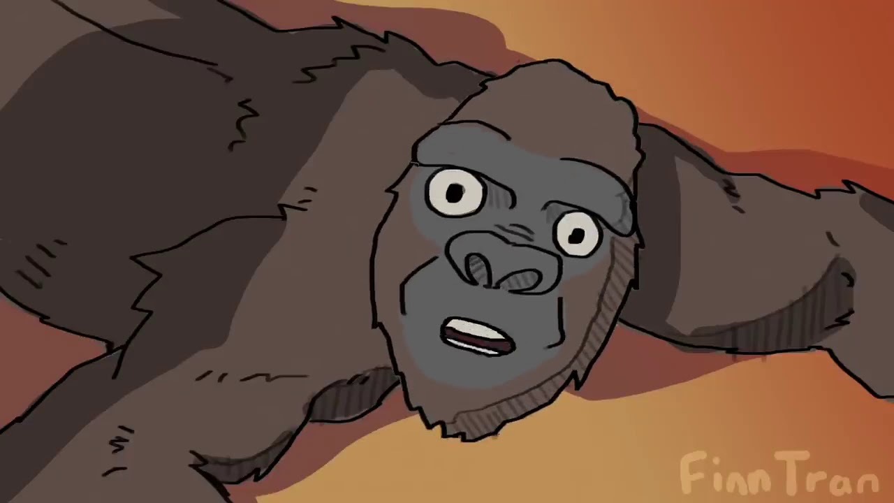 Godzilla vs big monke🤣 #godzilla #monkey - YouTube