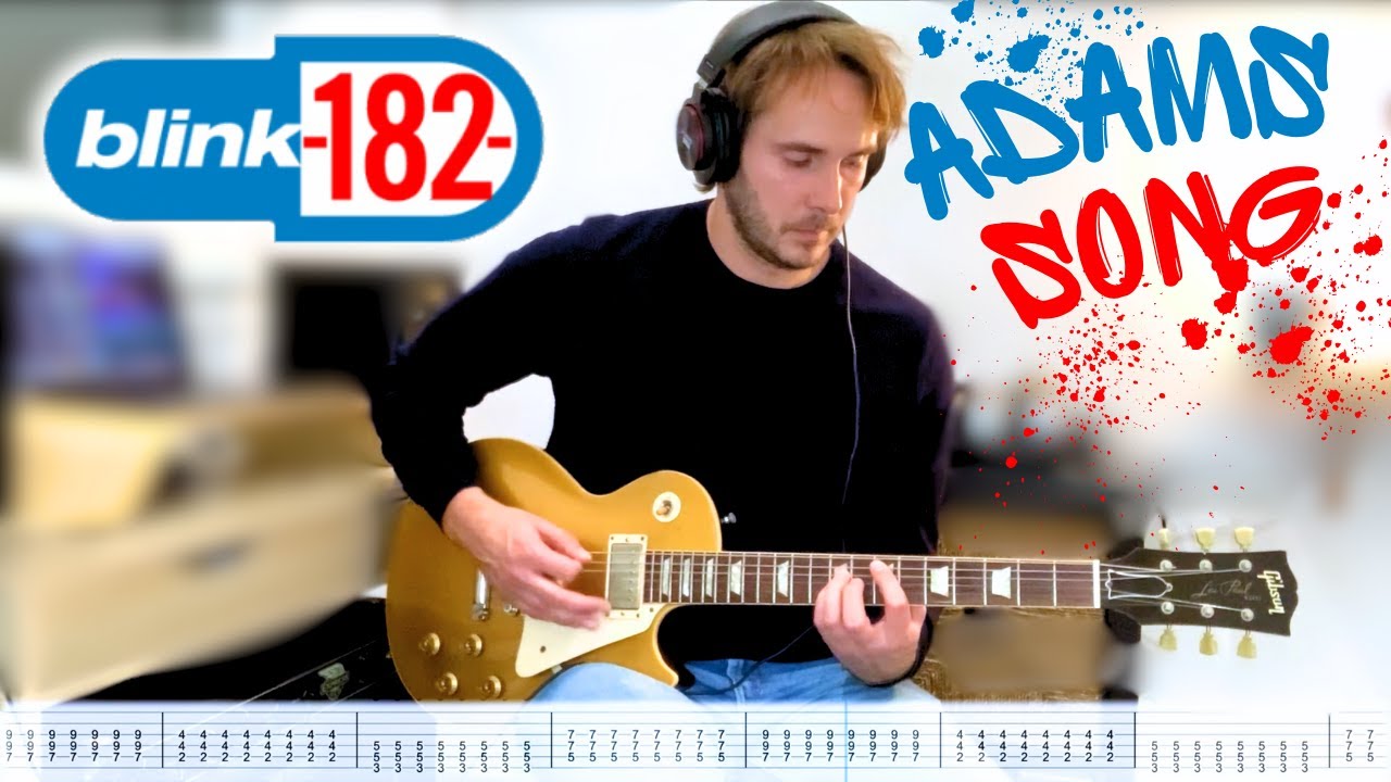 ADAM'S SONG | BLINK 182 | GUITAR COVER | TABS - YouTube