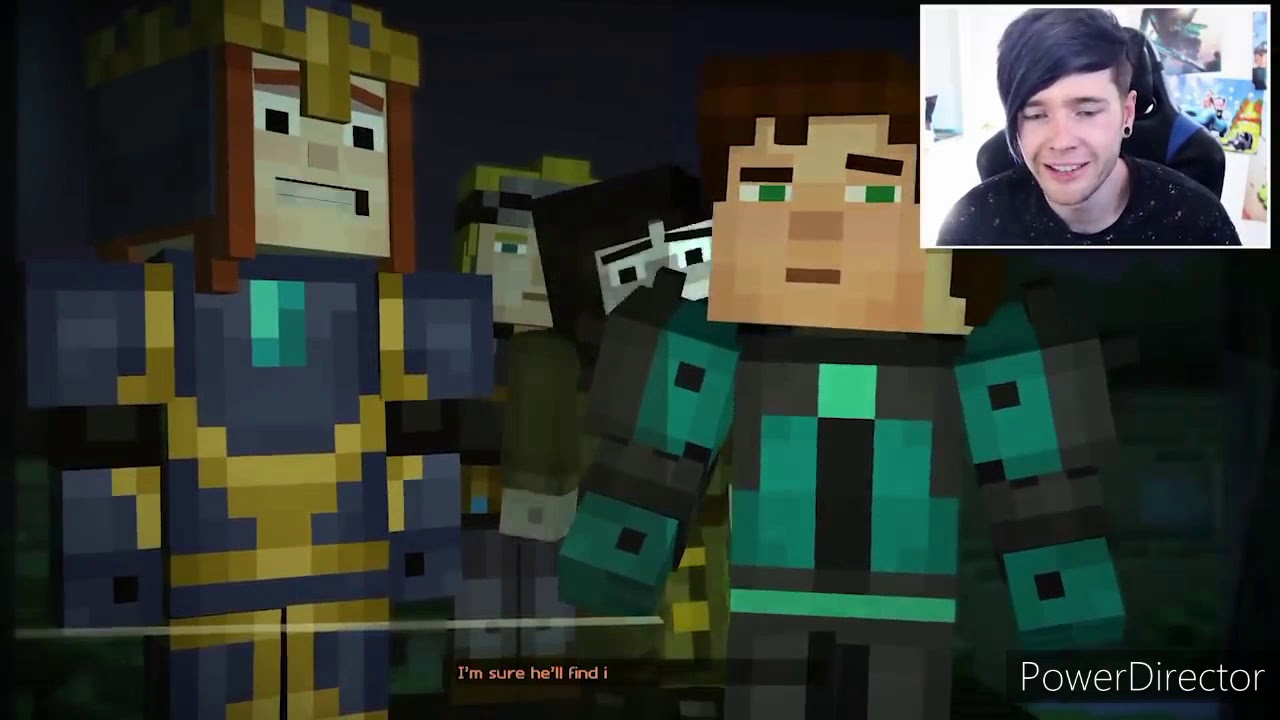 DanTDM Plays Minecraft Story Mode S1 Episode 6 Full Episode - YouTube