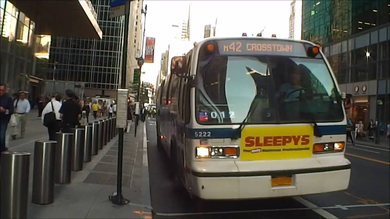 NYCT Bus: Nova Bus RTS M42 CROSSTOWN Buses @ 6th Avenue/West 42nd ...