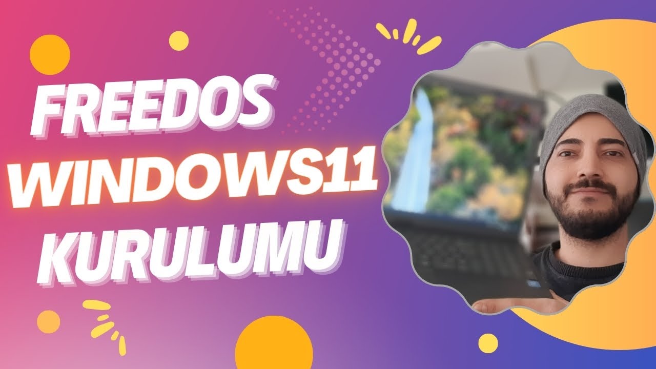 FreeDOS Bilgisayara Windows 11 Kurulum - YouTube