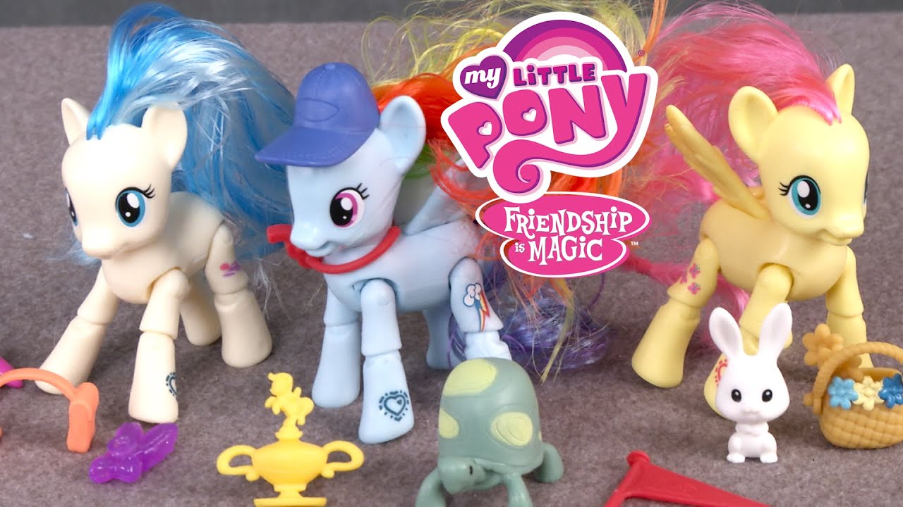 My Little Pony Miss Pommel Runway Show, Fluttershy Flower Picking ...