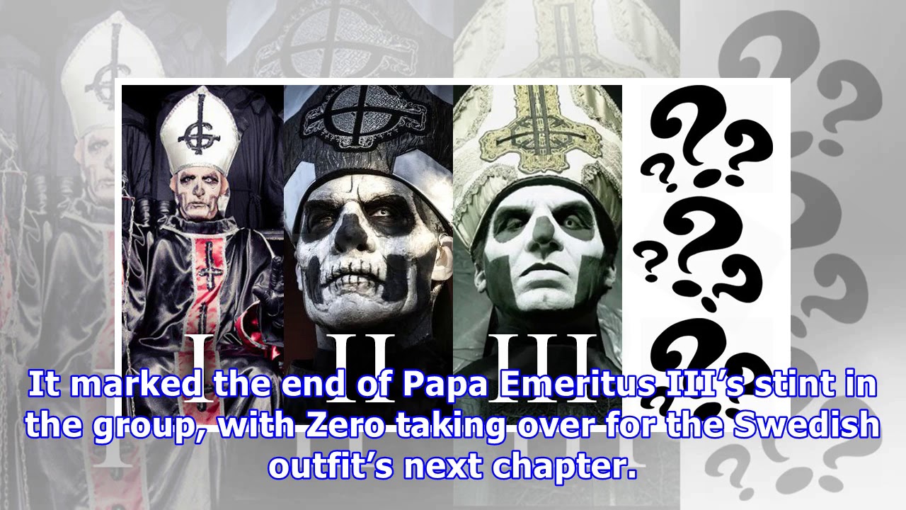 Ghost tease papa emeritus zero in facebook video - YouTube