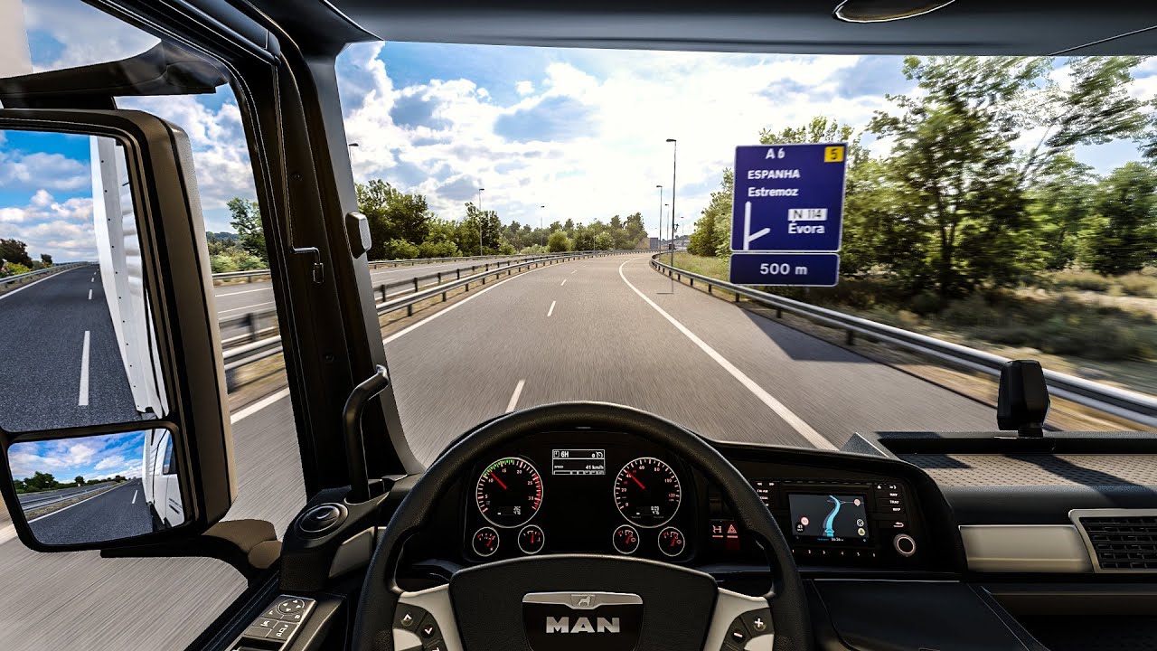ETS2 1.55 (4K) + New Ultra Realistic Graphic Mod / Lighting ...