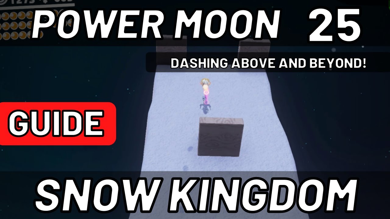 [Guide] Super Mario Odyssey - Snow Kingdom moon #25 - Dashing Above and ...