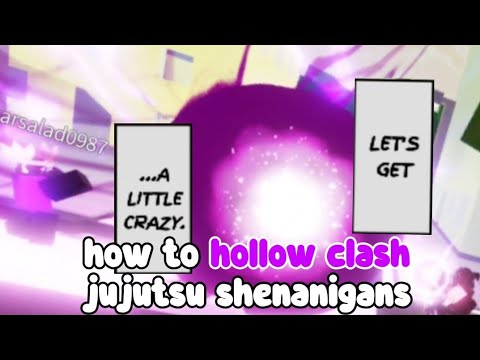 How to hollow purple clash - tutorial (jujutsu shenanigans) - YouTube