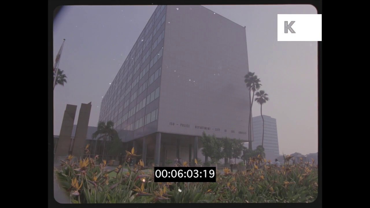 1990s LAPD Headquarters, Los Angeles Police, HD - YouTube