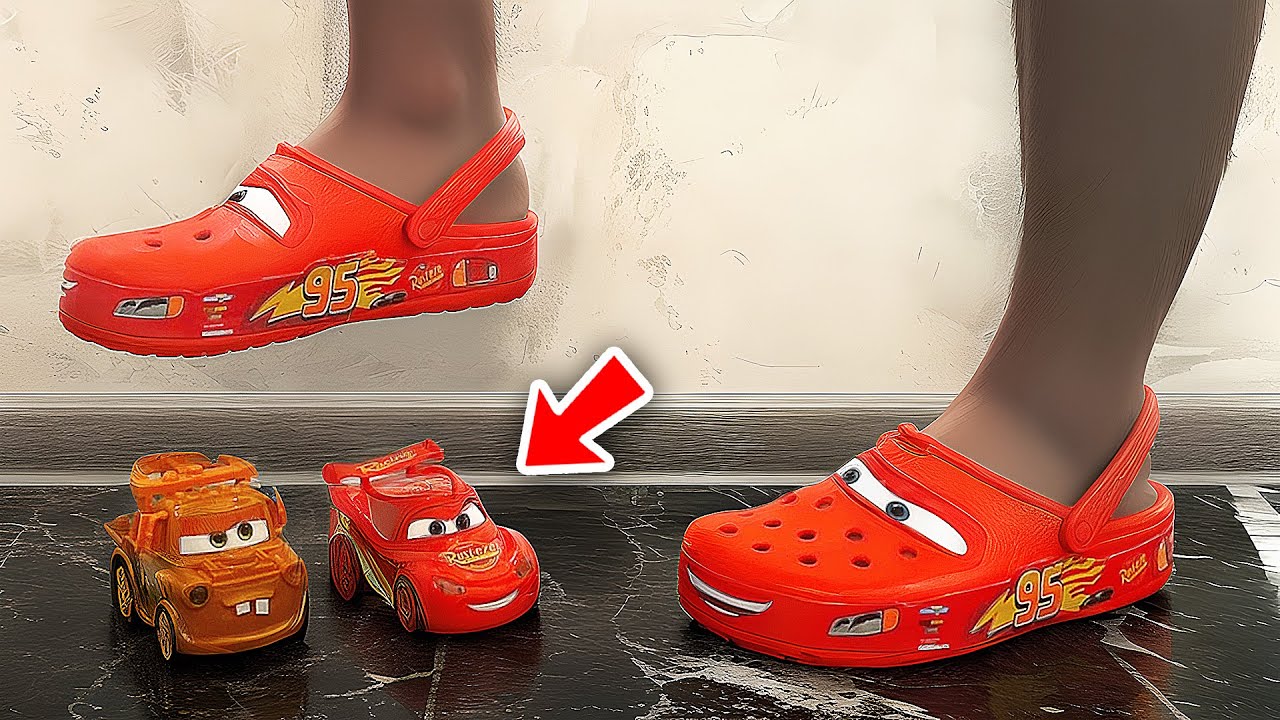 Lightning McQueen Crocs Slippers Pixar Cars | Looking for Lightning ...