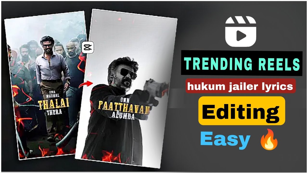 jailer hukum song lyrics video Editing tutorial capcut 🔥 - YouTube