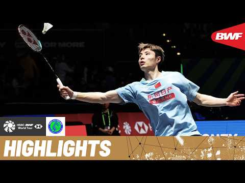 Shi Yu Qi vs Lakshya Sen | Quality and intensity throughout