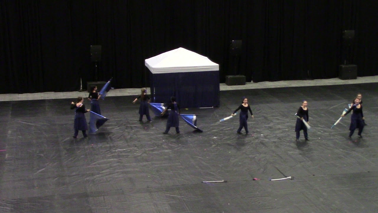 Edmonton Sabers Colorguard @ Arts in Motion - YouTube