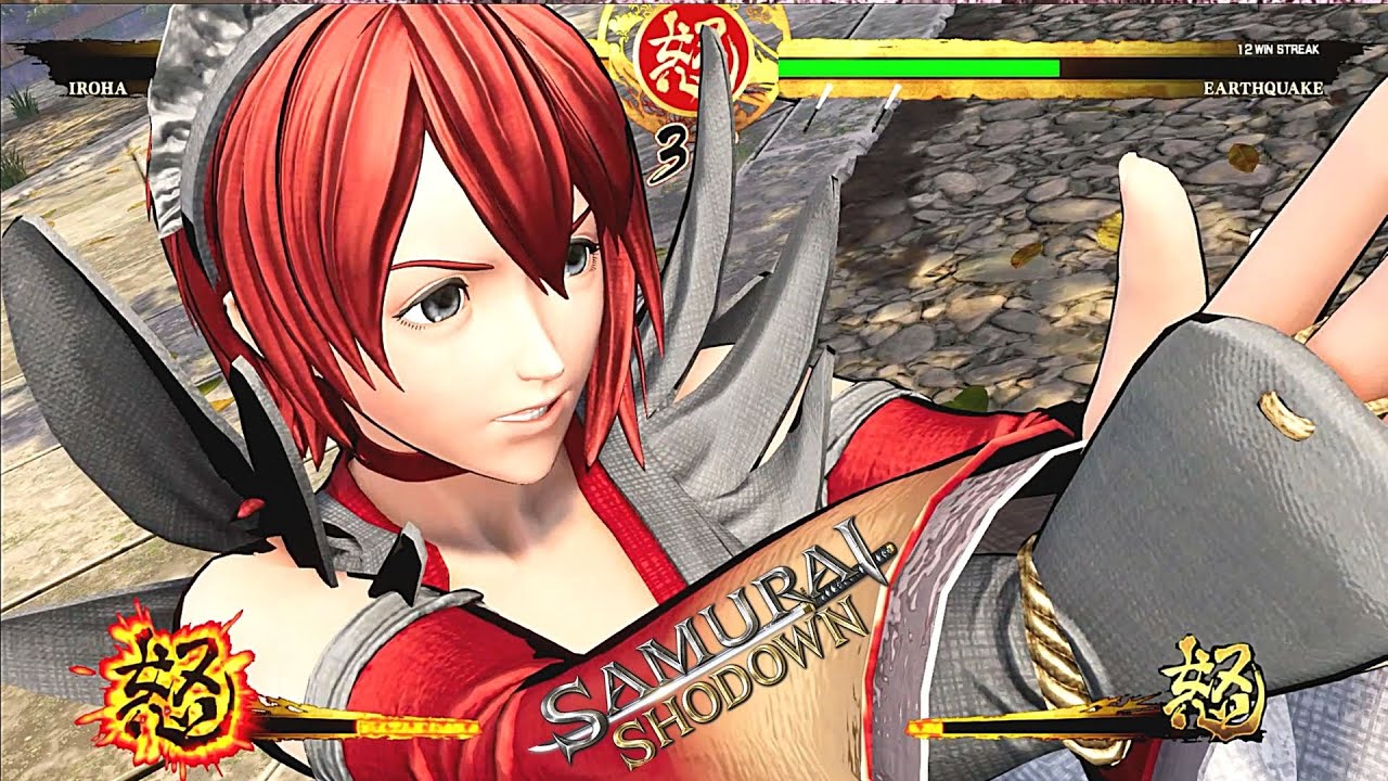 Samurai Shodown IROHA vs EARTHQUAKE Gameplay | Season Pass 2 | DLC ...