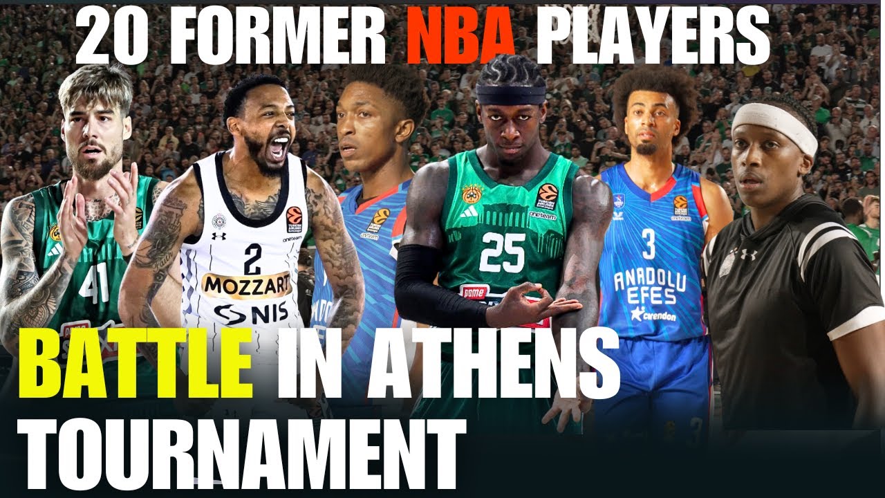 20 Ex NBA Players Compete In INTENSE Games In Athens Tournament - Full ...
