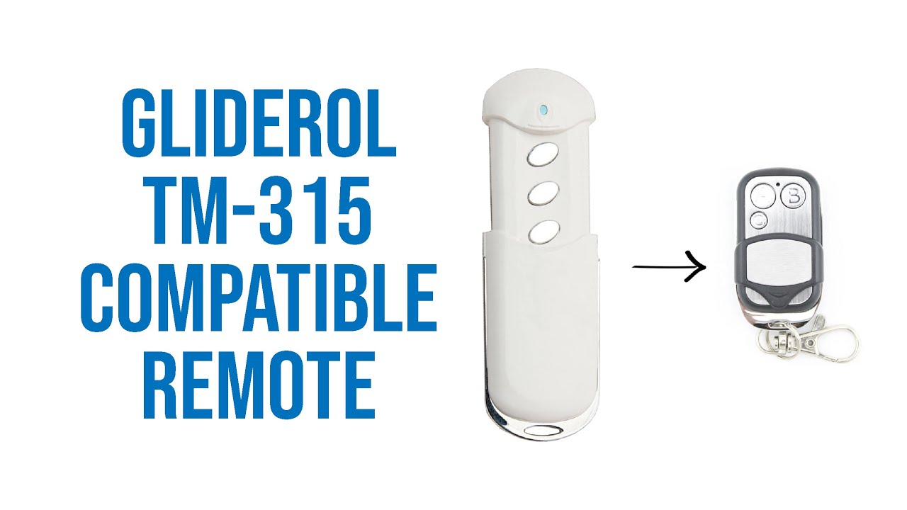 Gliderol TM-315 Compatible Remote Video Description - YouTube