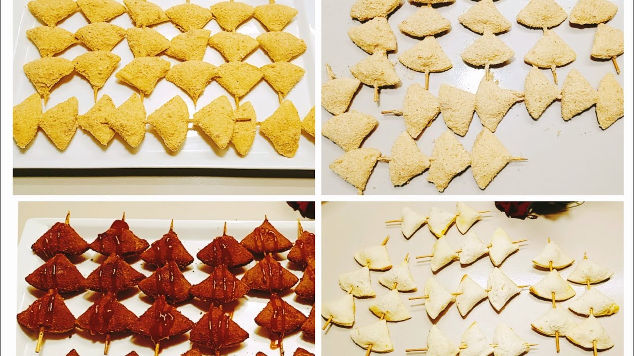 Bread Samosa / Mini Bread Stick Samosa Recipe // New Snacks Recipe ...