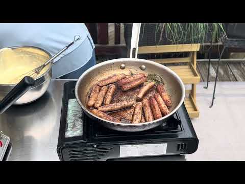 Cooking On The Deck: Making Waffles With a Twist, Topped With Delicious ...