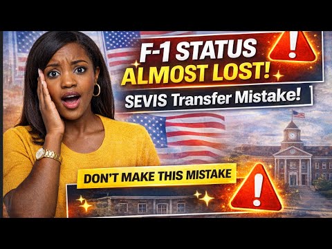 Avoid This SEVIS Transfer Mistake | F-1 Visa Status Survival Guide