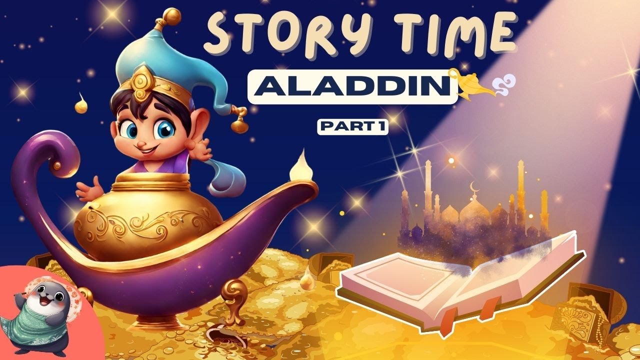 🧞‍♂️ Aladdin Bedtime Story for children Part 1 | Musical Story for kids ...