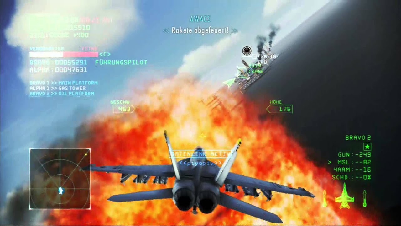 Ace Combat Infinity Rank S MVP #1 Pipeline Destruction 48,070 points ...