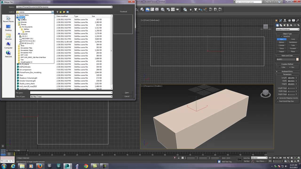 3ds Max 2014 File Management M006 Part 2 - YouTube