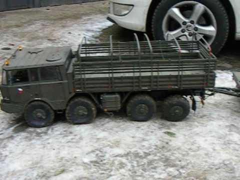 RC Tatra T-813 Kolos 1/8 (6) - YouTube